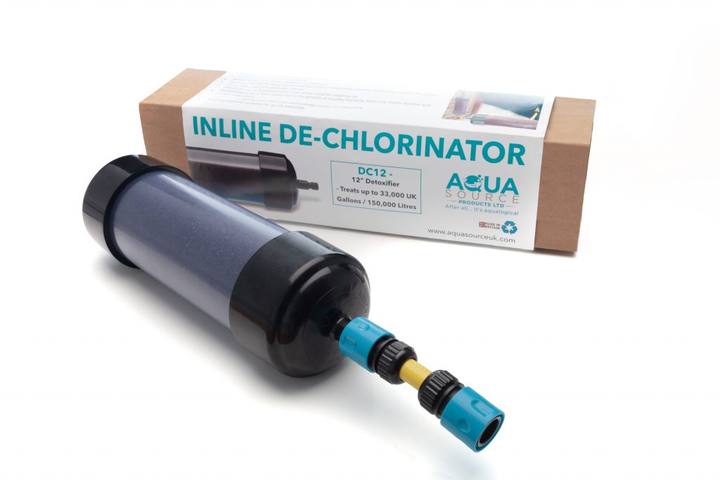 Aqua Source Inline Dechlorinator – Koi Food, Pond Filters, Treatments, UK